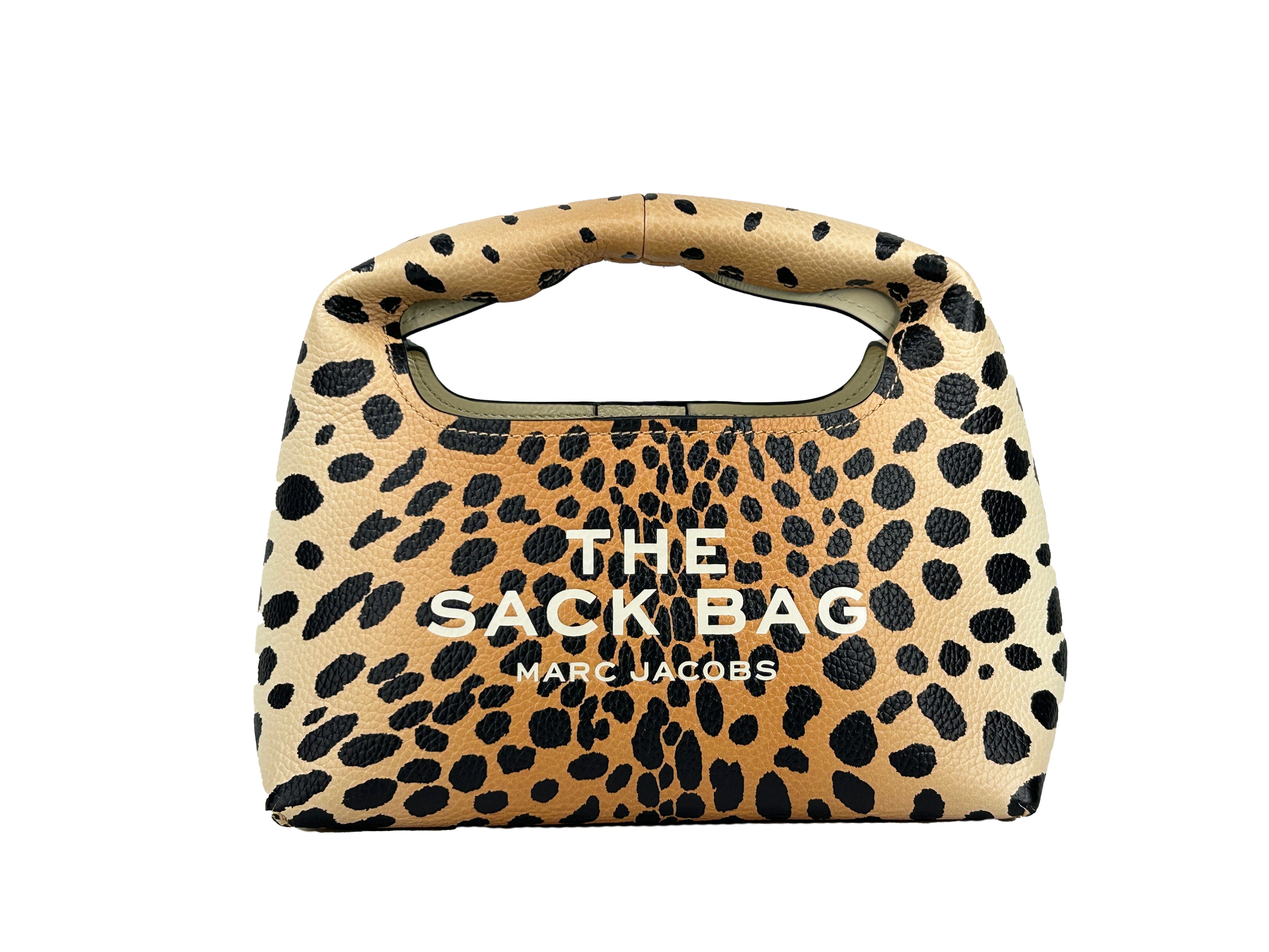 Marc Jacobs The Mini Sack Bag Cheetah Leather Purse – handmethebag.com